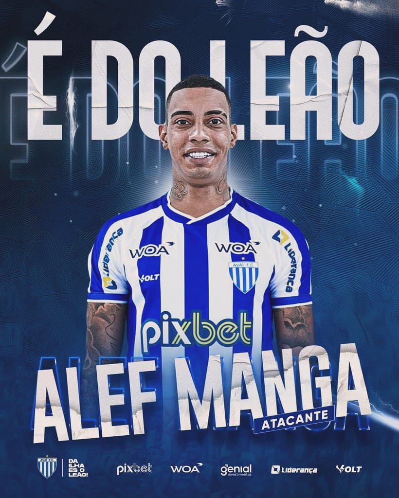 Especulações sobre o Vasco: Alef Manga fecha contrato com o Avaí - MeuVasco