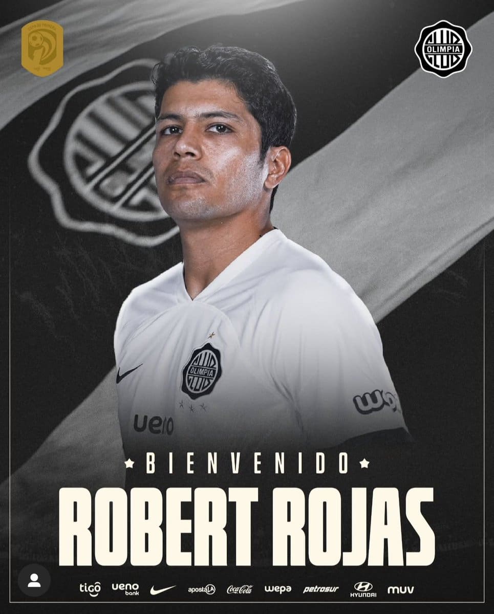 Robert Rojas é apresentado pelo Olimpia - MeuVasco