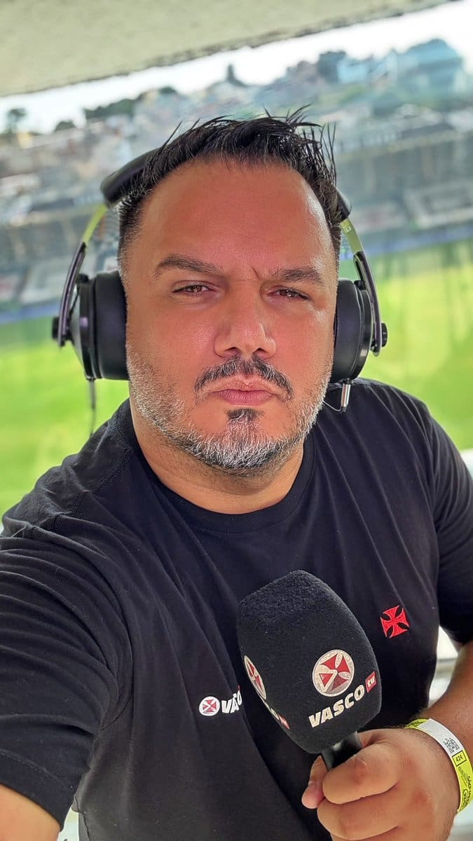 Leandro Machado será o narrador do jogo Vasco x Botafogo, que acontecerá neste domingo na ...