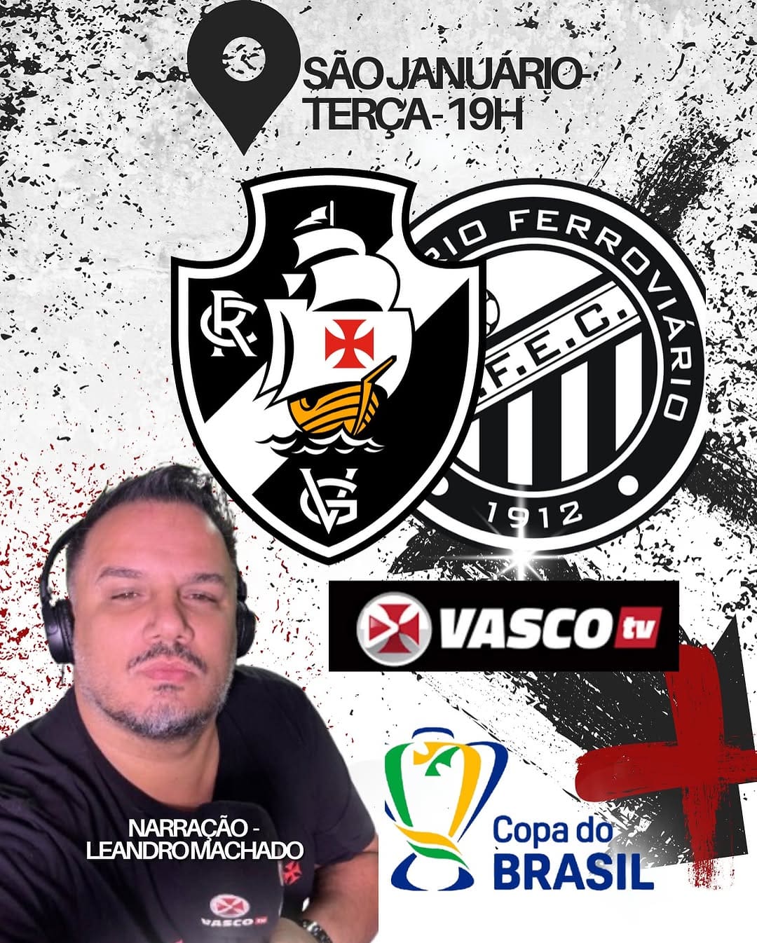Leandro Machado comentará Vasco x Operário-PR na VascoTV - MeuVasco