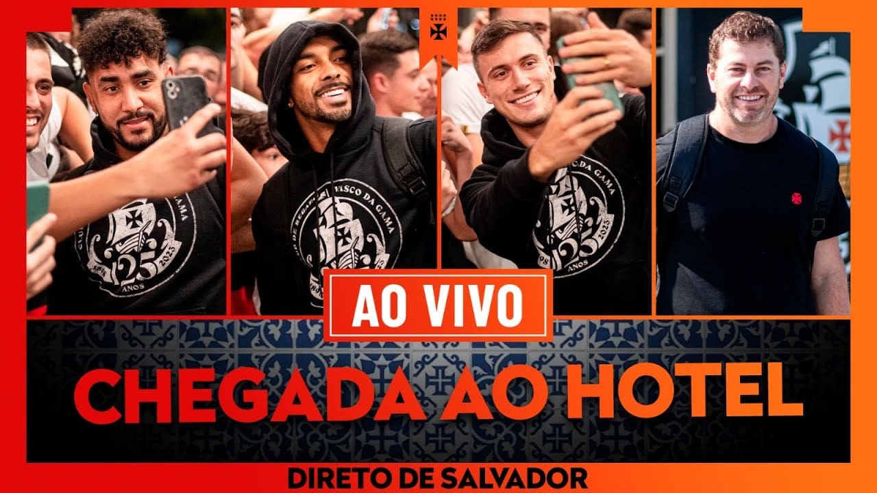 Vasco desembarca em Salvador para a concentração antes do jogo - MeuVasco Vasco desembarca em Salvador para a concentração antes do jogo - MeuVasco